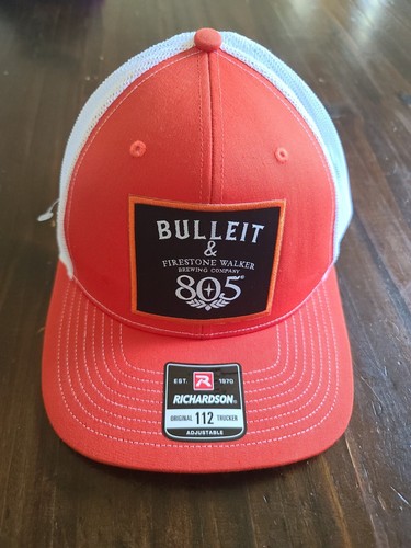 Promo bulleit firestone walker brewing company truckers mesh Hat cap ...