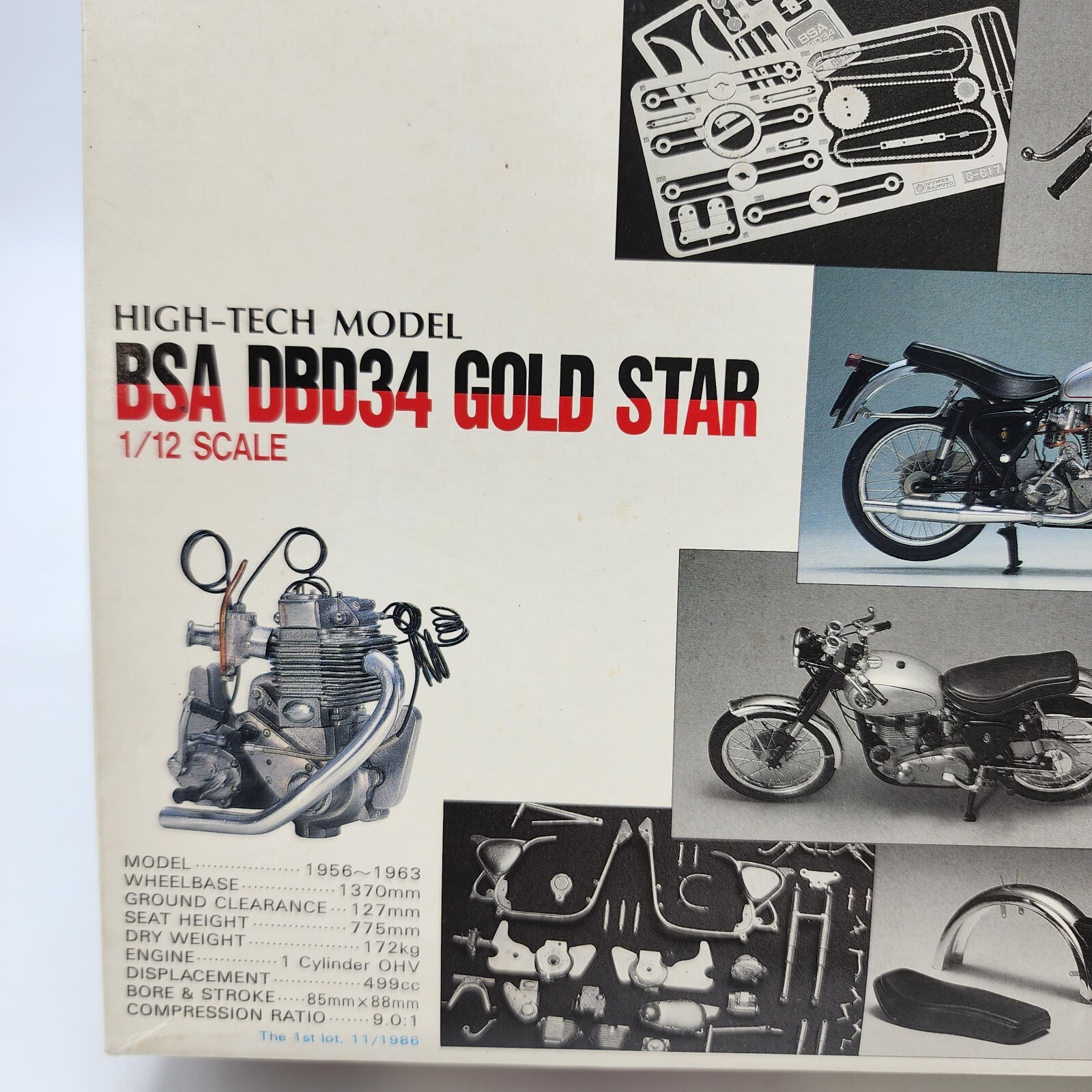 Gunze Sangyo 1:12 Scale BSA DBD34 Gold Star High-Tech Model Kit # G-617:4800 New | eBay