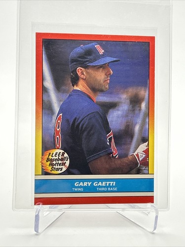 1988 Fleer Hottest Stars Gary Gaetti Baseball Card #12 NM-MT FREE ...