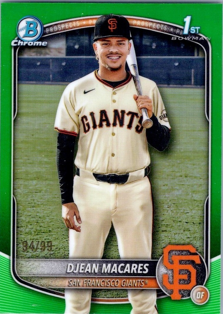 2025 Bowman Chrome - Prospects Djean Macares, Djean Macares #BCP-237 ...
