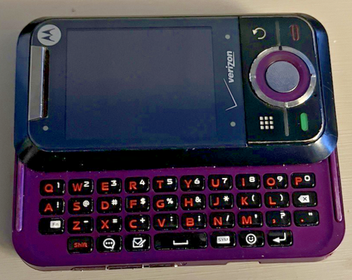 Motorola Rival A455 - Purple and Black ( Verizon ) Very Rare Slider ...