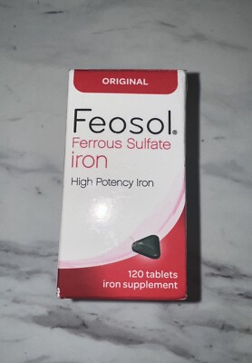 Feosol Ferrous Sulfate High Potency Iron, 120 Tablets 346017097122| eBay