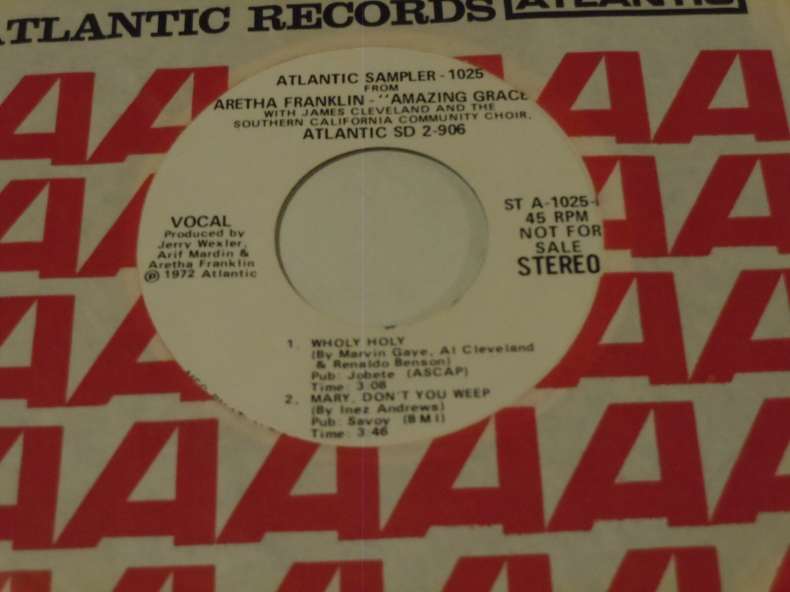 Aretha Franklin Atlantic Sampler EP 45 Promo | eBay