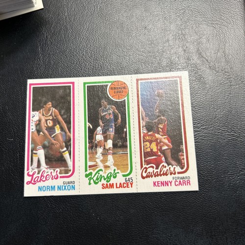 141 norm Nixon 123 Sam Lacey Rebounding 54 Kenny Carr 1980 81 Topps ...