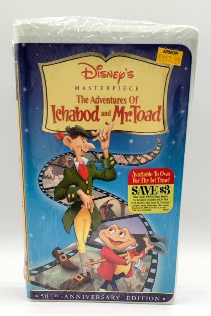 The Adventures of Ichabod and Mr. Toad (VHS, 1999) for sale online | eBay