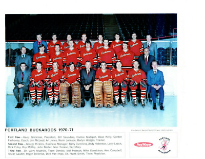 1970 1971 PORTLAND BUCKAROOS 8X10 TEAM PHOTO OREGON WHL USA HOCKEY | eBay