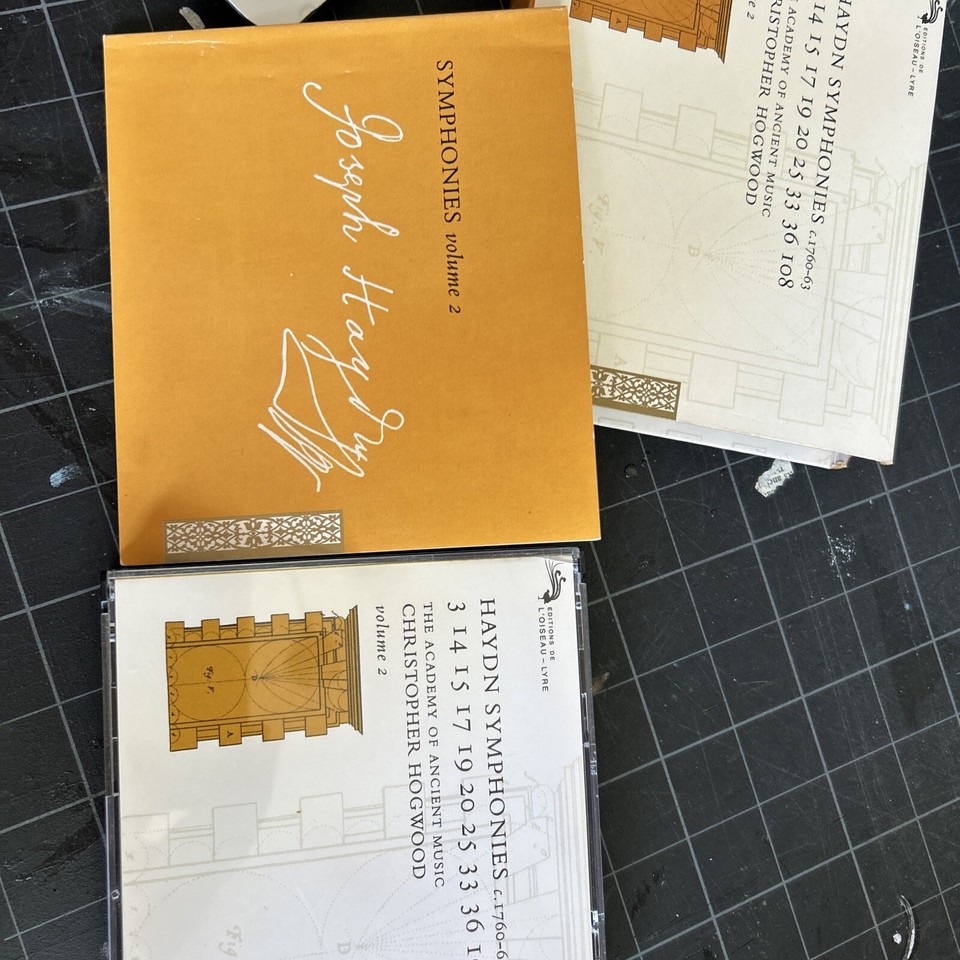 Haydn Symphonies, Volume 2 The Academy of Ancient Music Hogwood ( 3 CD ...