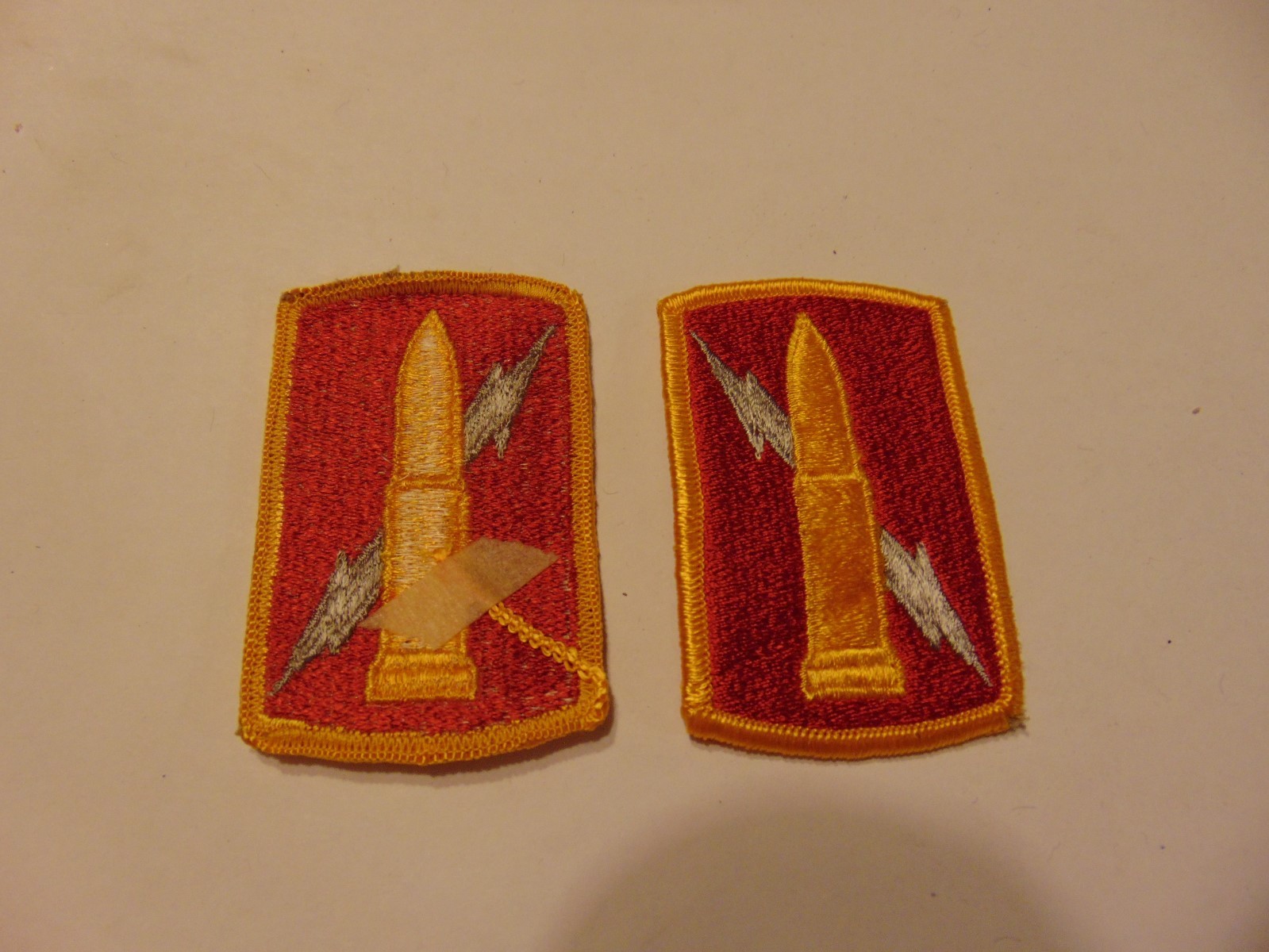 MILITARY PATCH SEW ON COLORED OLDER 224TH ARTILLERY BRIGADE | eBay