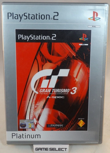 Gran turismo 3 a-Spec sony PS2 PLAYSTATION 2 Pal - - Original Outfit ...