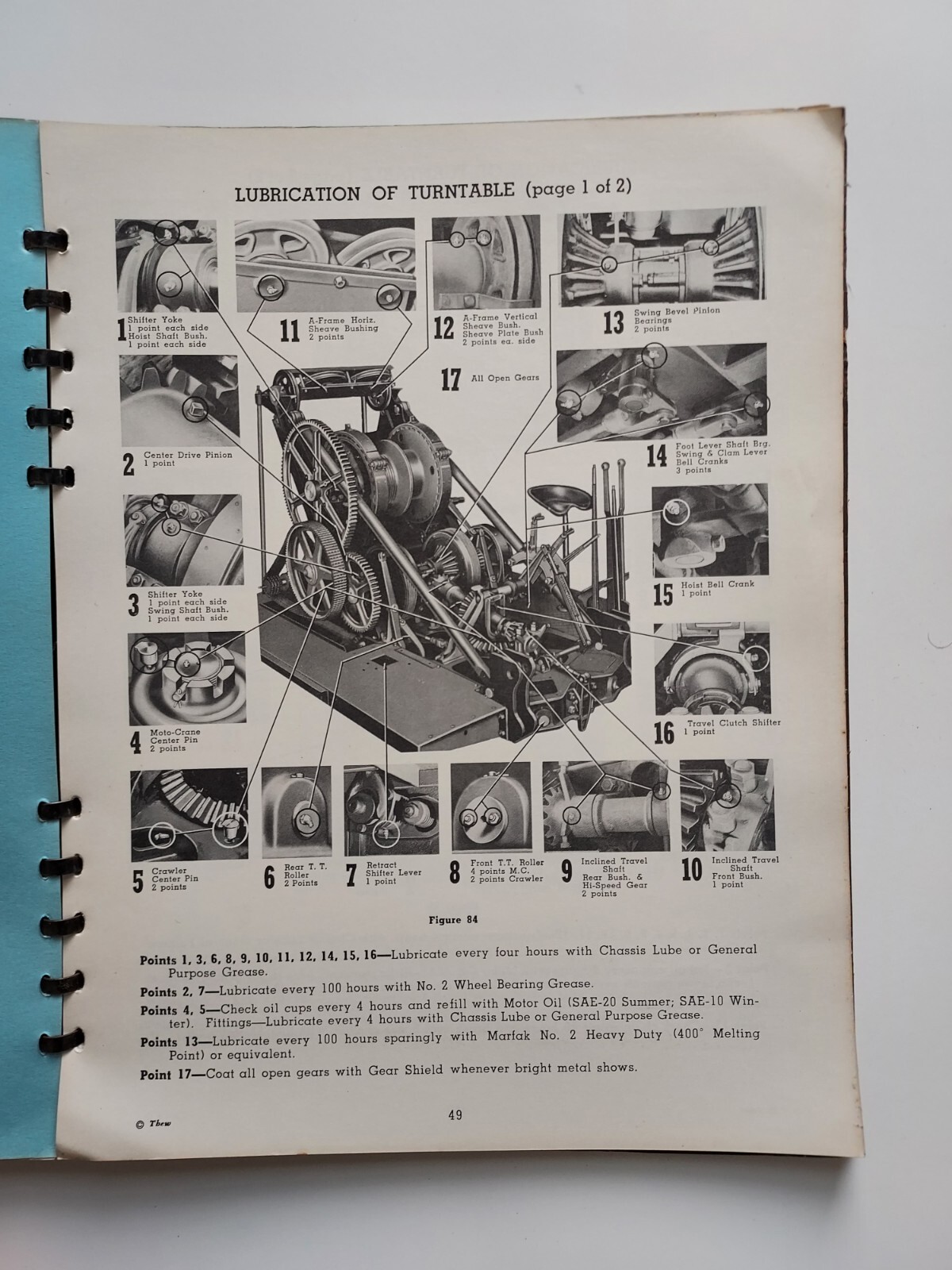 1948 THEW LORAIN SHOVEL,CRANE,CLAMSHELL,DRAGLINE,HOE OPERATION ...