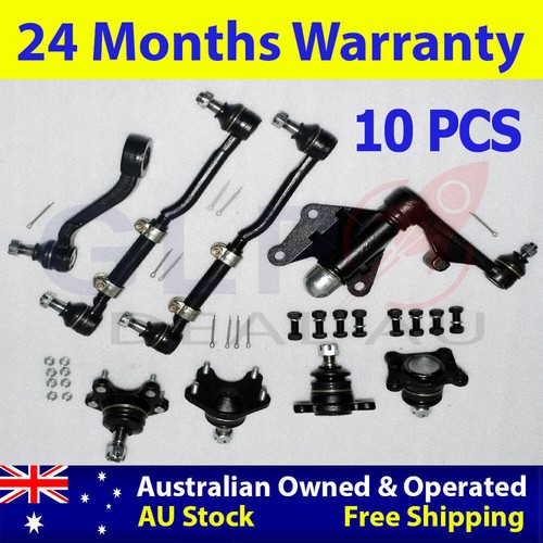 10PCS Ball Joints Tie Rod Ends Idler Pitman Arm for Toyota Hilux IFS ...