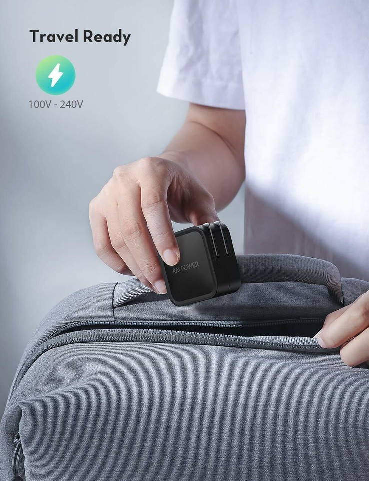 RAVPower 61W Wall Charger PD 3.0 Type C Fast Charging Power Delivery ...