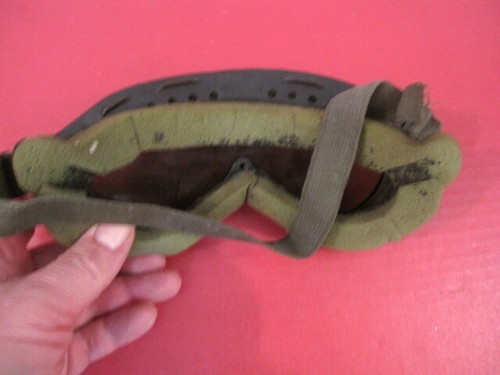Vietnam Era US Army Tanker SWD Sun Wind Dust Goggles Original Box ...