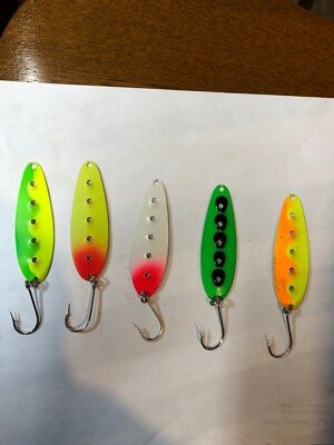 Vintage Heddon "Sounder" Salmon, Steelhead Spoons | eBay