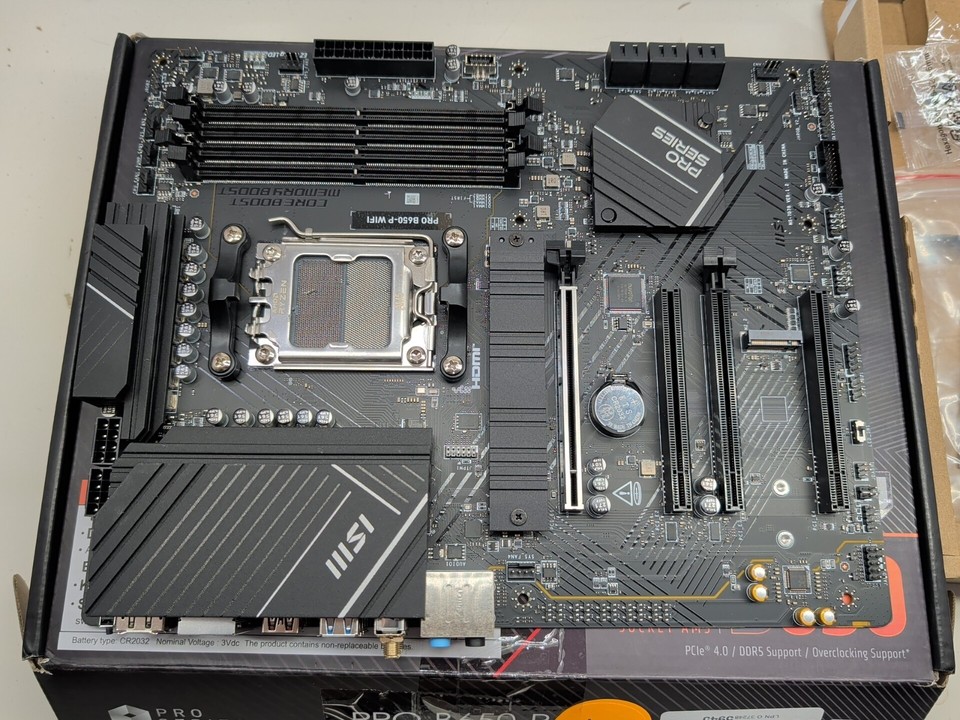 MSi Pro B650-P WiFi AM5 ATX Gaming Motherboard UNTESTED PARTS/REPAIRS ...