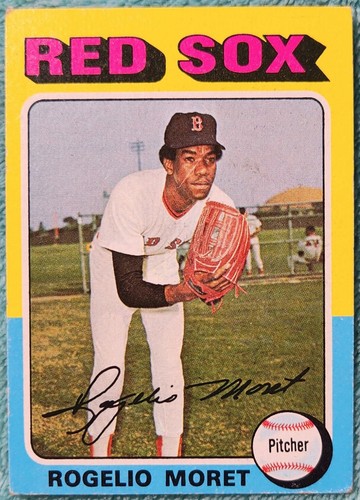Rogelio Moret Boston Red Sox 1975 Topps Mini Card #8 Ex | eBay
