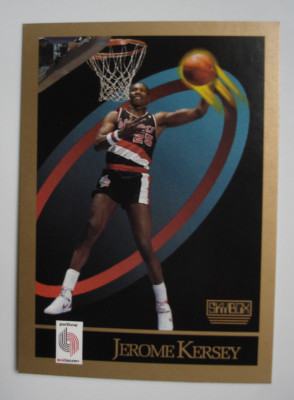 Jerome Kersey - Trailblazers - Forward - SkyBox Basketball Card - 1990 ...
