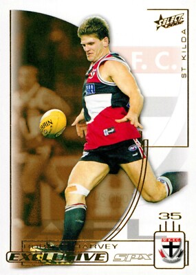 2002 ST KILDA SAINTS AFL Card ROBERT HARVEY SPx | eBay Australia