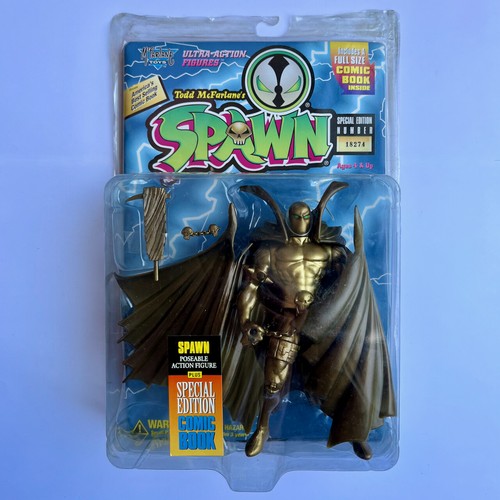 Gold Spawn Action Figure - Special Edition #18274 w/ Comic Book | eBay