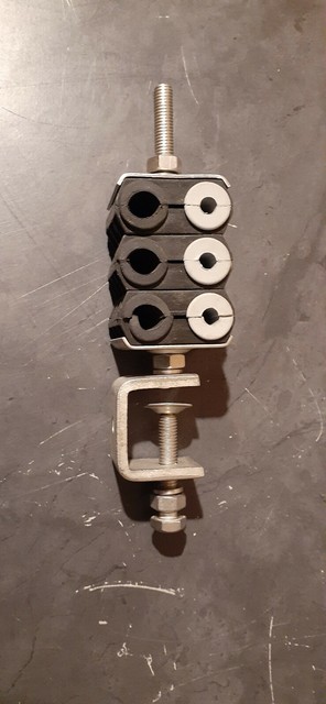 5x Huawei Optical Cable Fixing Clamp 2x3 C Type Bracket Cable Clamp ...