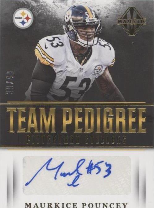 2017 Panini Majestic - Team Pedigree Autographs Maurkice Pouncey #PS-MP ...