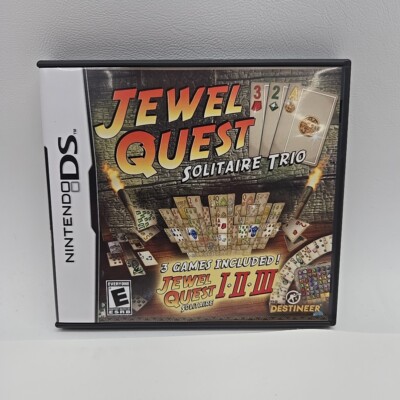 Jewel Quest Solitaire Trio - Nintendo DS Game - Complete Tested Working ...