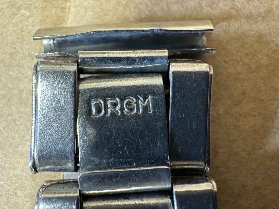 DRGM Germany EXTENDA HW EDELSTAHL Watch Bracelet Strap WW2 Military ...