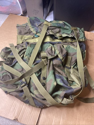 USGI Military Medium Woodland Camo ALICE Pack Rucksack W/O Frame | eBay