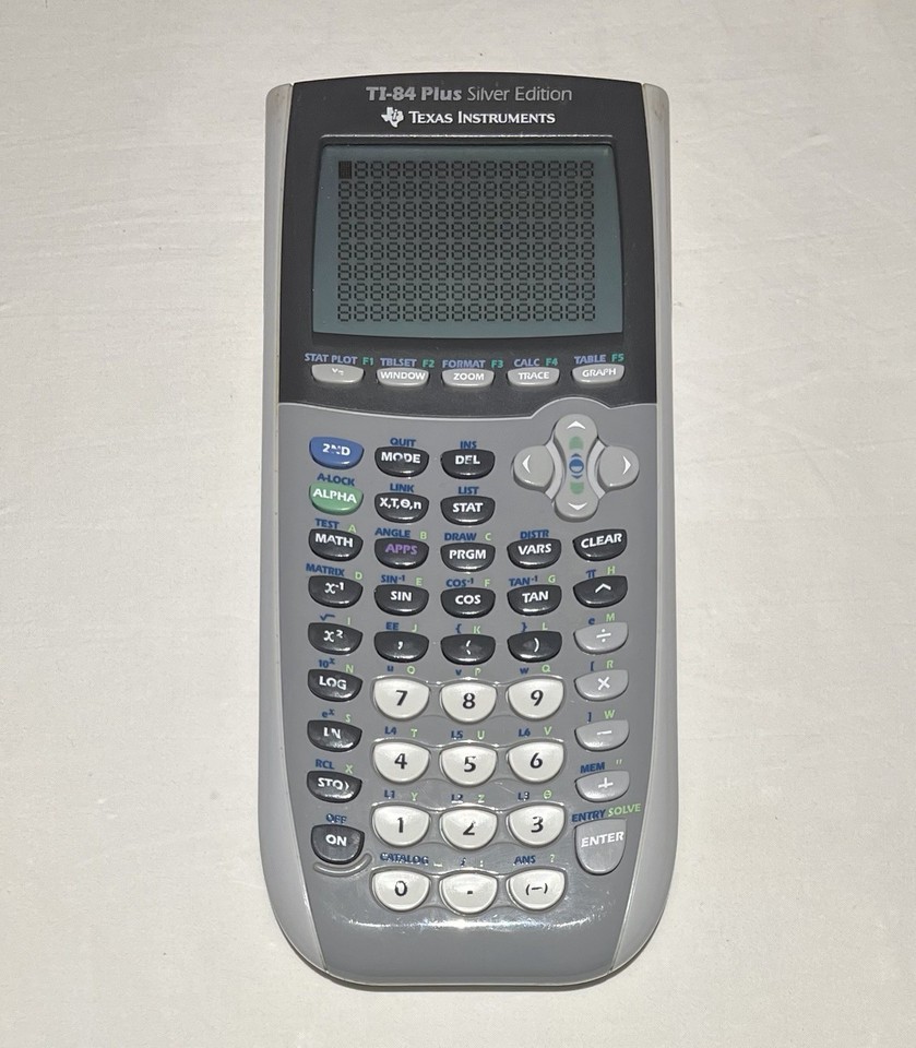 Texas Instruments TI-84 Plus Silver Edition Graphing Calculator Tested ...