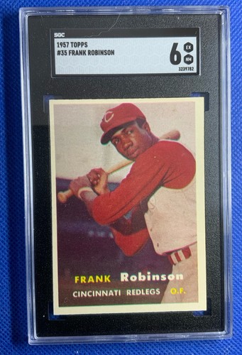 1957 Topps FRANK ROBINSON #35 Cincinnati Reds Sharp Color SGC 6 | eBay