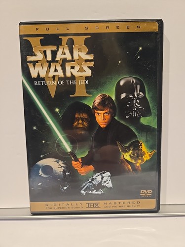 Star Wars VI Return Of The Jedi (DVD, 2004, Full Screen) THX Digitally ...