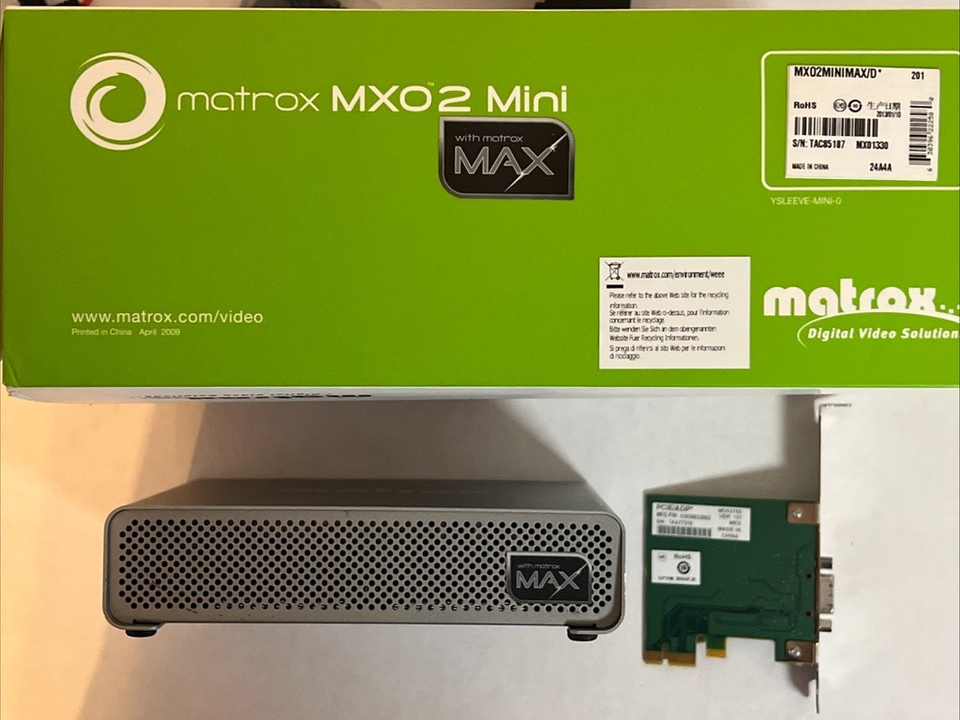 (3) Matrox MXO2 Mini MAX - A/V Breakout Boxes | eBay