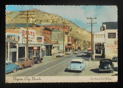 1950s Bucket of Blood and Delta Saloons Old Cars Signs Jeep Virginia ...