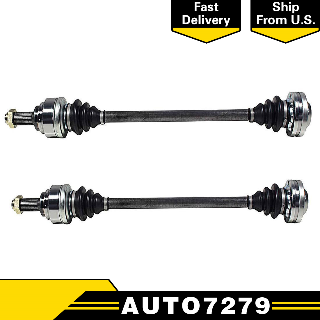Rear Pair CV Axle Driver&Passenger 2 PCS For 2006 BMW 325XI(Automatic ...
