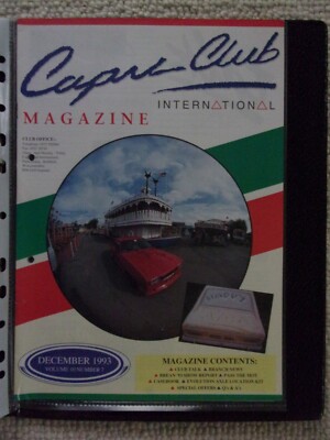 FORD CAPRI CLUB INTERNATIONAL MAGAZINE - Vol 10 No 7 December 1993 | eBay