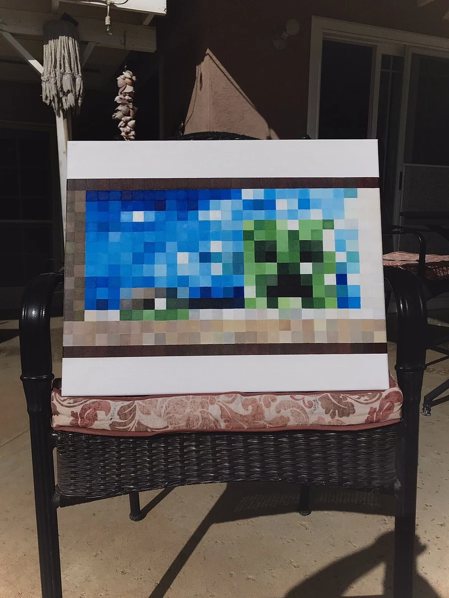 Minecraft Creeper Painting