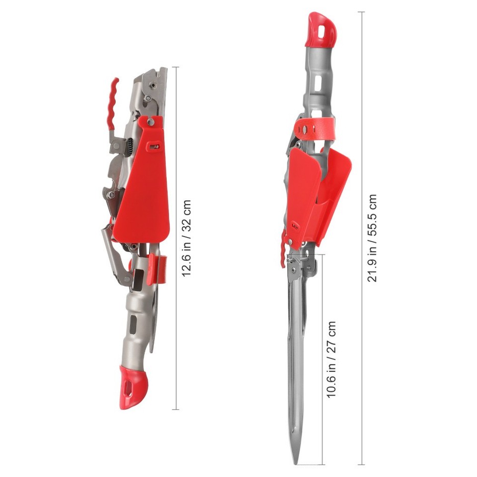 Fishing Rod Holder Adjustable Spring Fish Rod Rack Automatic Stainless ...