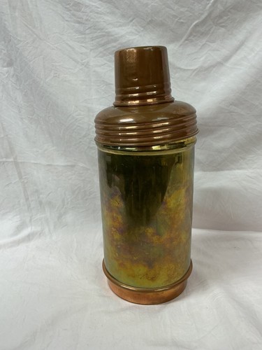 VINTAGE REVIGATOR WATER CROCK COPPER BRASS THERMOS QUACK RADIUM ORE ...