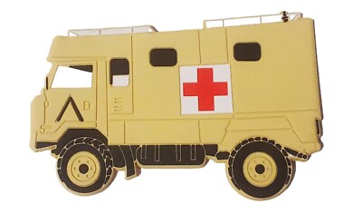 Land Rover Landrover 101 Forward Control AMBULANCE FRIDGE MAGNET Gulf ...