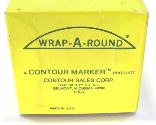 Wrap-A-Around 176 B (Black) 0720-0010 Curv-O-Mark Contour Marker 3"-10 ...