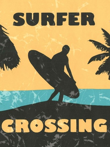 Bold Surfing Posters Wallpaper Border - 30 feet length - "FREE SHIPPING ...