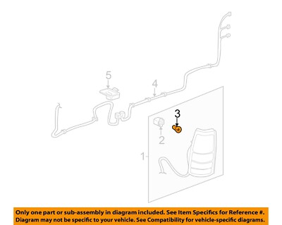 GM OEM 95-24 Acadia Rear Lamps Combination Lamps-Bulb 12450108 | eBay