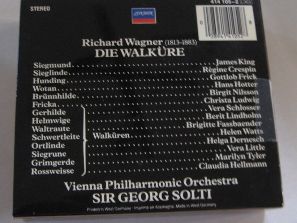 Sir George Solti WAGNER DER RING DES NIBELUNGEN | eBay