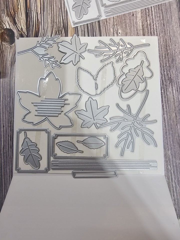 Stampin' UP! AUTUMN LEAVES Stamp Set & Dies THANKFUL BEAUTIFUL MAPLE ...