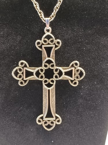 Sarah Coventry Limited Edition 1973 Large Cross Crucifix Pendant ...