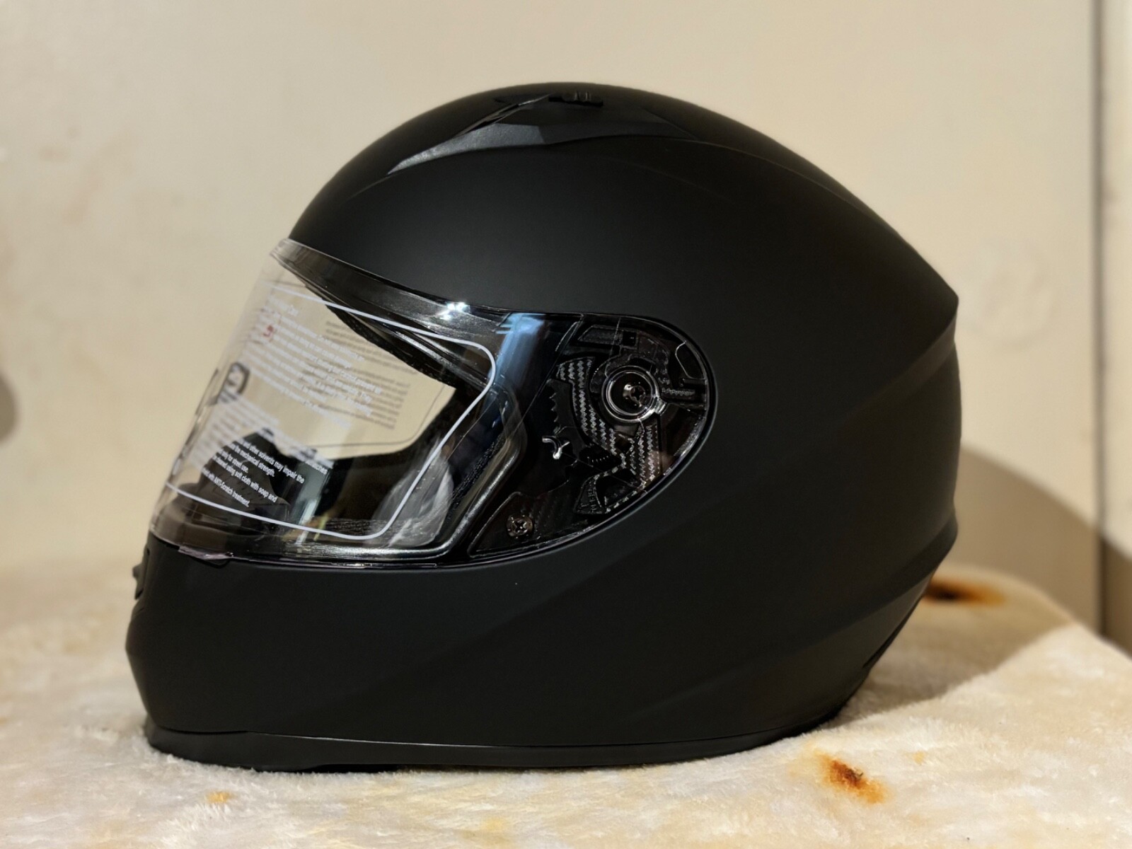 GLX GX11 Compact Lightweight Full Face Motorcycle Street Bike Helmet ...