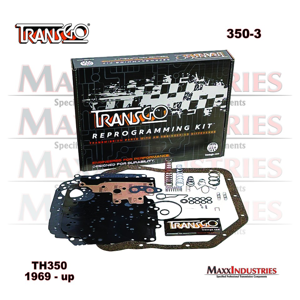 TransGo 350-3 TH350 Full Manual Transmission Reprogramming Kit 1969-On ...