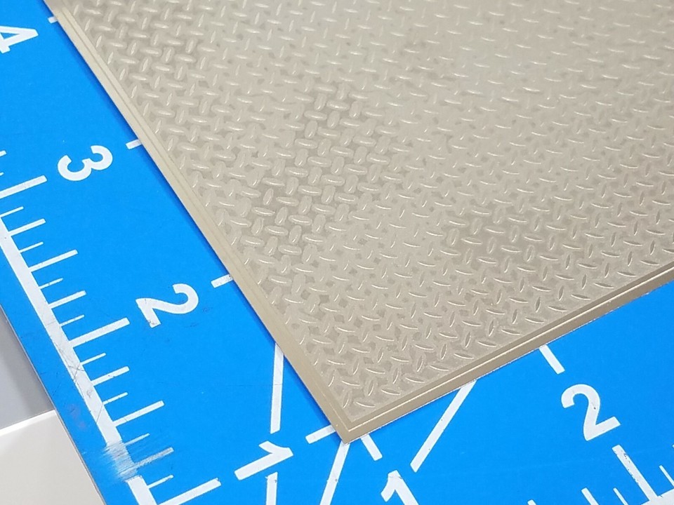 Stainless Skid Frame Rail Chassis Cover Plate 28cm x 20cm Tamiya RC 1/ ...