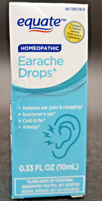 EQUATE - Homeopathic Earache Drops - 0.33 Fl Oz - EXP 01/26 | eBay