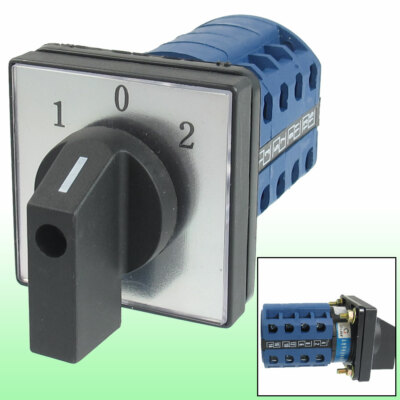 Rotary - Rotary Switch 1-0-2 6 Pole